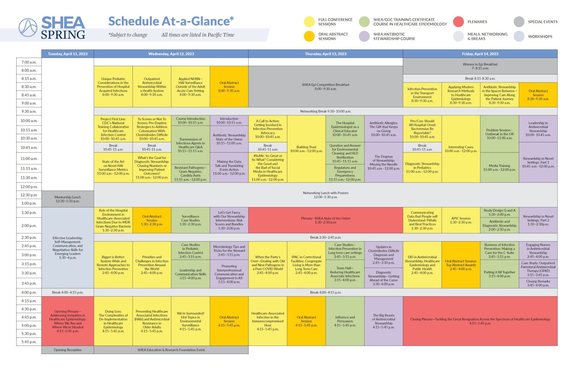 Training Courses – SHEA Spring Conference